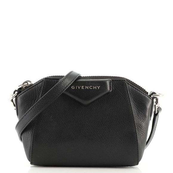 Givenchy | Bags | Givenchy Antigona Crossbody Bag Leather Nano Black ...